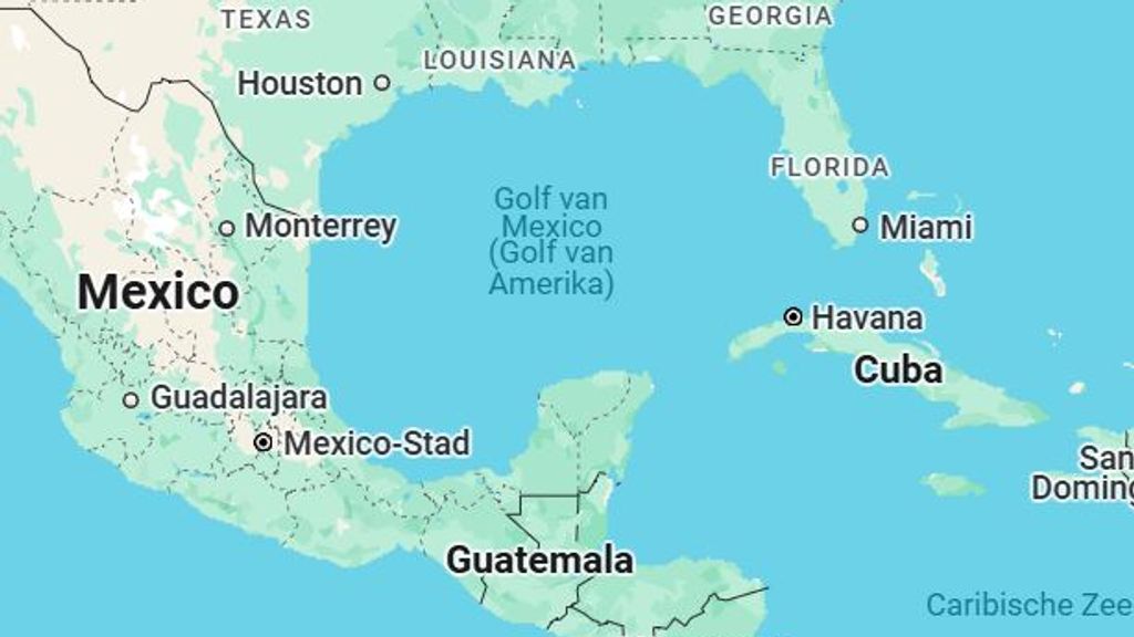 Wens Trump vervuld: op Google Maps heet Golf van Mexico nu Golf van Amerika