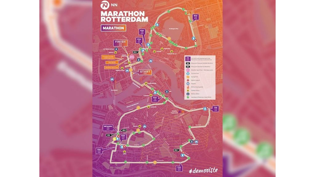 Marathon van Rotterdam past parcours aan om wedstrijd nog sneller te maken
