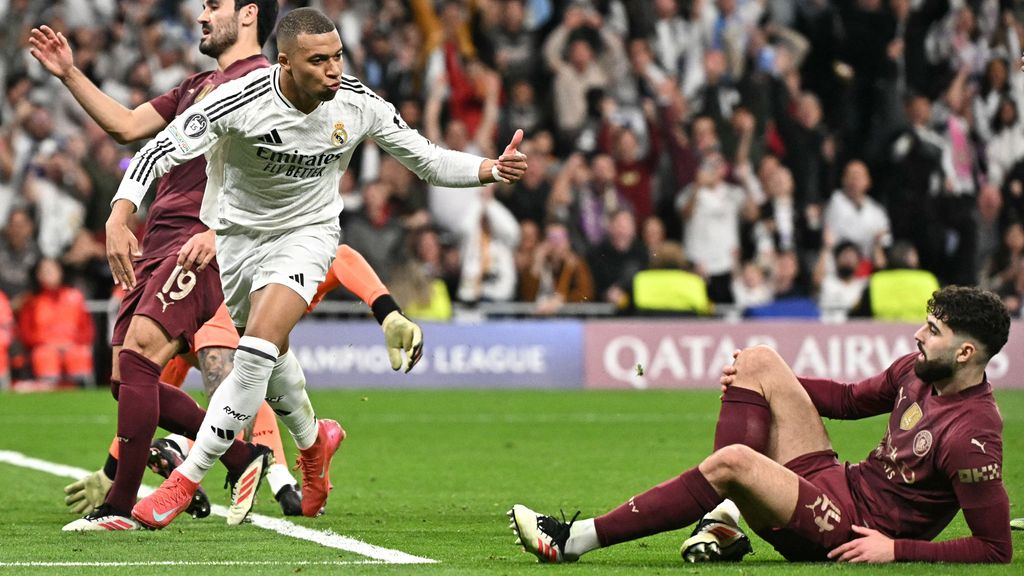 Mbappé schiet Real Madrid met hattrick langs Manchester City, ook ...