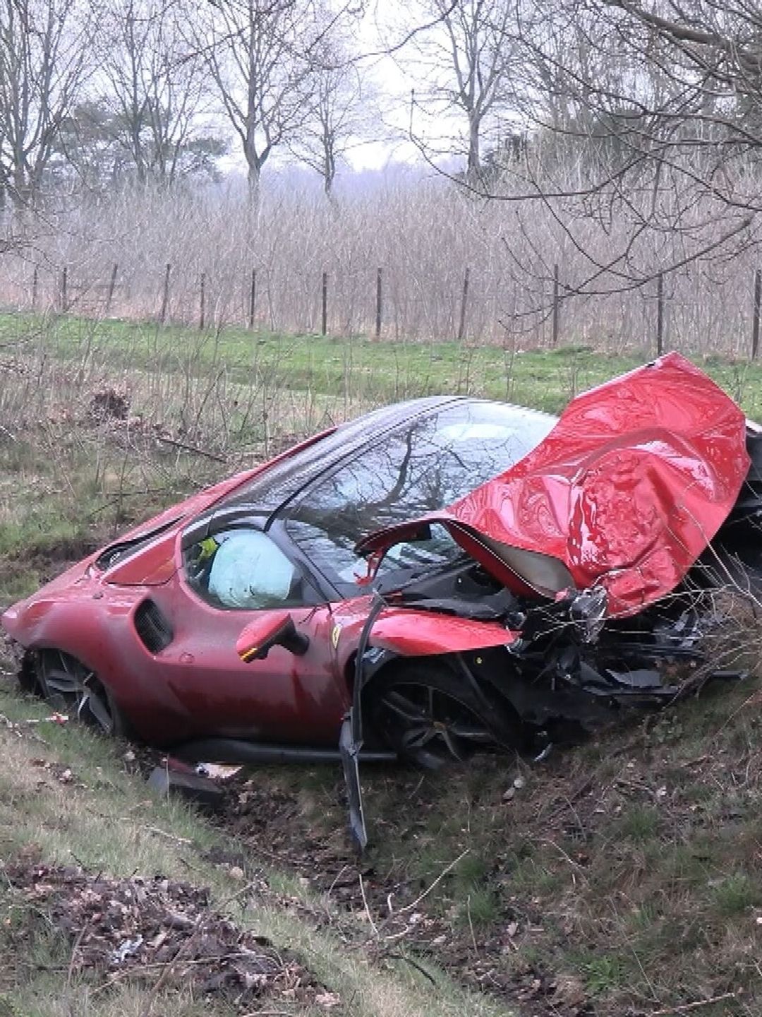Ferrari total loss