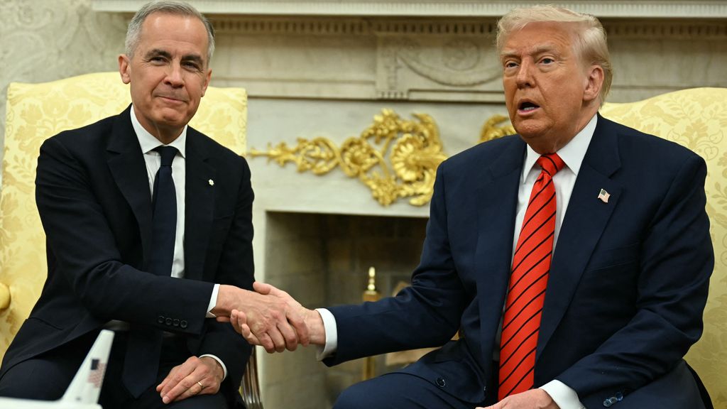 Carney bezoekt Trump, die herhaalt dat Canada beter af is als 51ste ...
