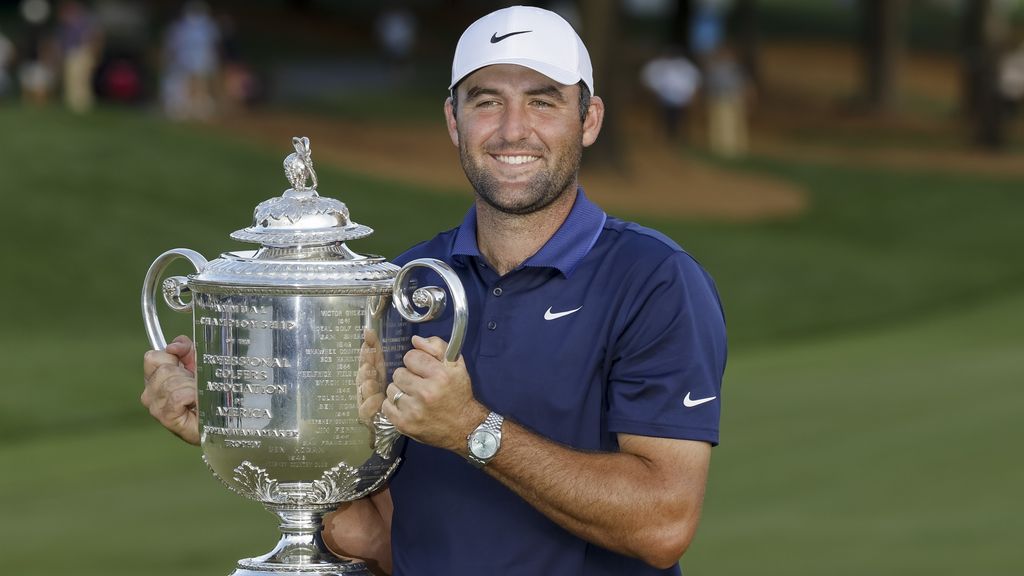 Golfer Scheffler wint derde majortitel na spannend slot PGA Championship
