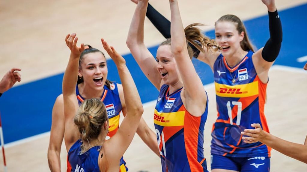Nederlandse volleybalsters herstellen zich in Nations League met zege ...