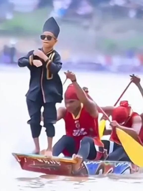 Rayyan gaat viral met dans op boot