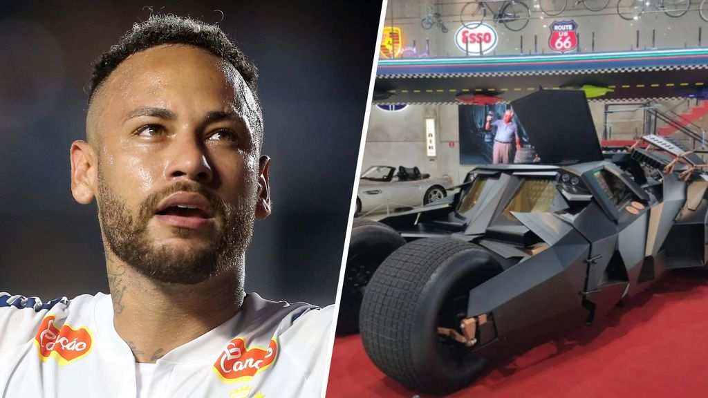 Neymar koopt vuurspuwende Batmobile voor 1 miljoen