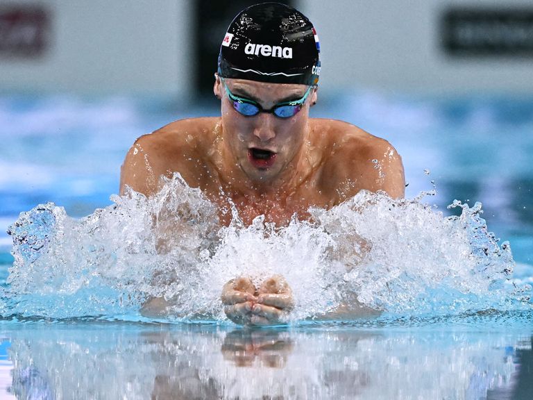 Van Westering na 100 meter rugslag: 'Misschien had ik te veel ...