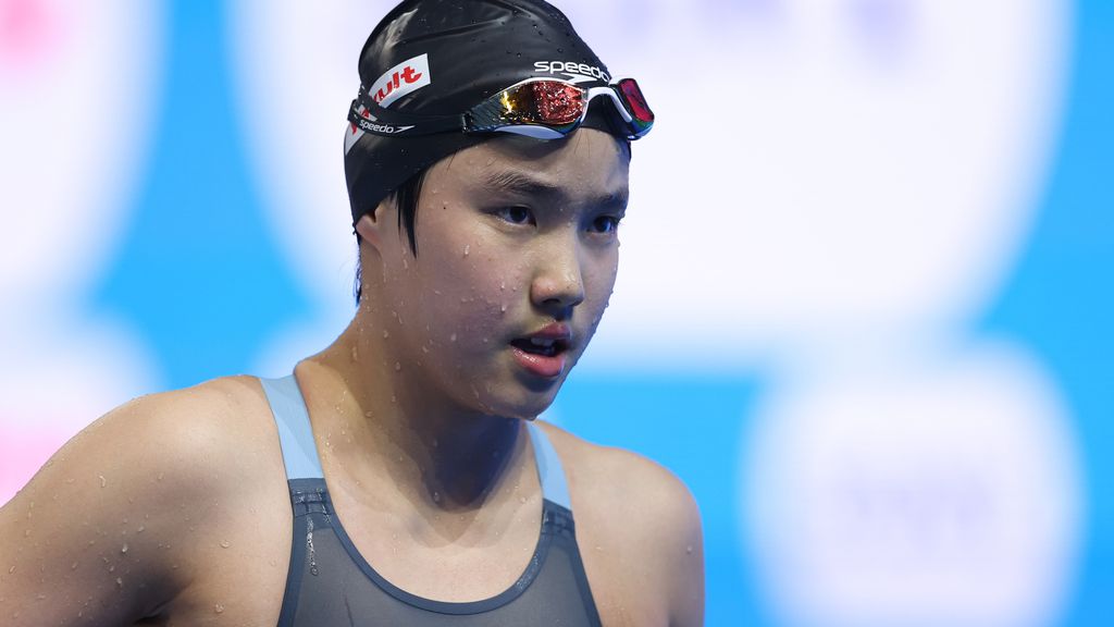 12-jarige Yu komt 0,06 seconde tekort voor WK-medaille