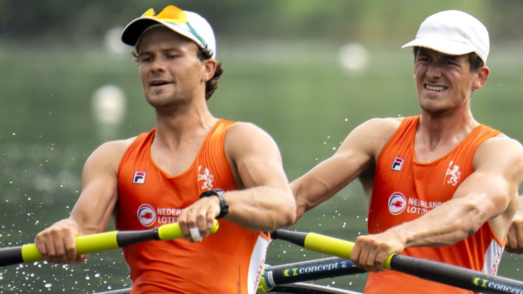 WK roeien: gebroeders Rienks missen finale, Van de Vliet naar halve ...
