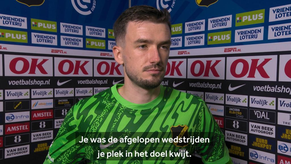 Keeper Bielica terug in de basis bij NAC: 'Krijg hulp van mijn psycholoog'