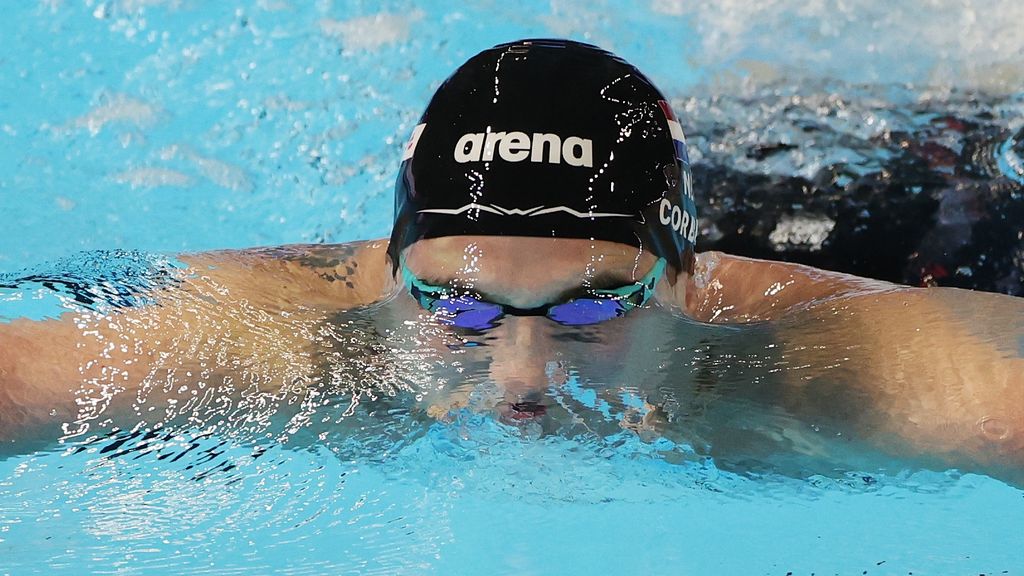 EK kortebaanzwemmen: goud voor Corbeau, zilver voor NL team relay - kijk nu terug