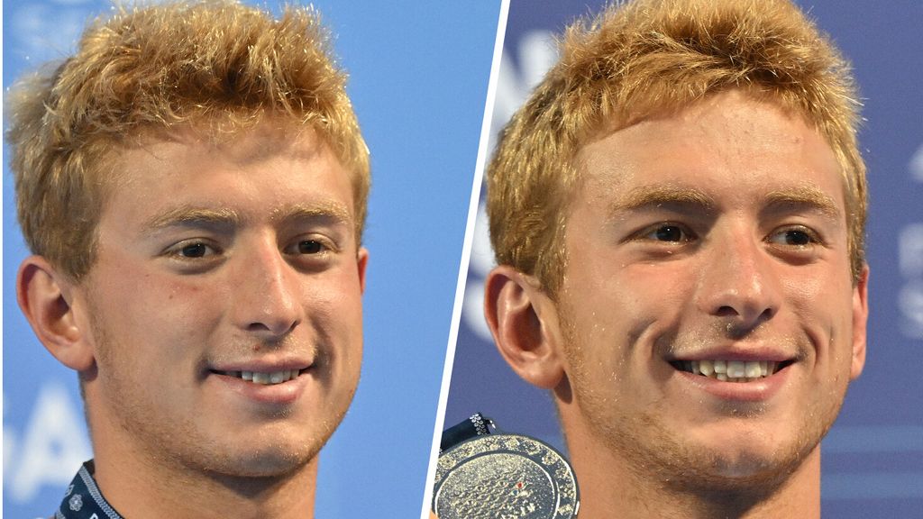 Nog nooit vertoond: eeneiige Poolse tweeling zwemt exact dezelfde tijd ...