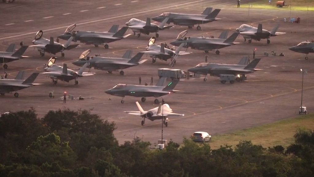 Helikopters stijgen op bij legerbasis VS in Puerto Rico