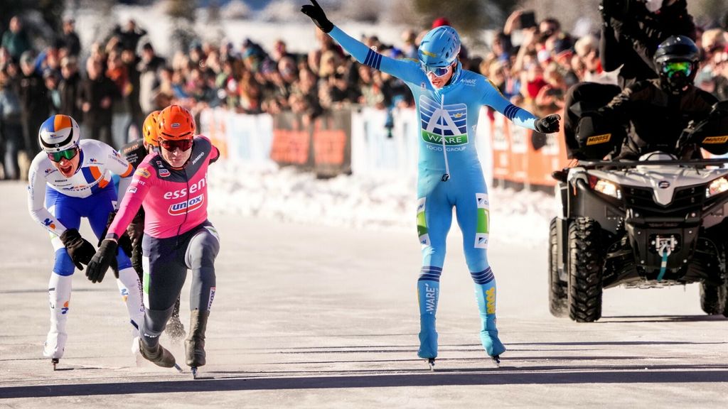 Harink en mountainbikester Tauber winnen Alternatieve Elfstedentocht op ...