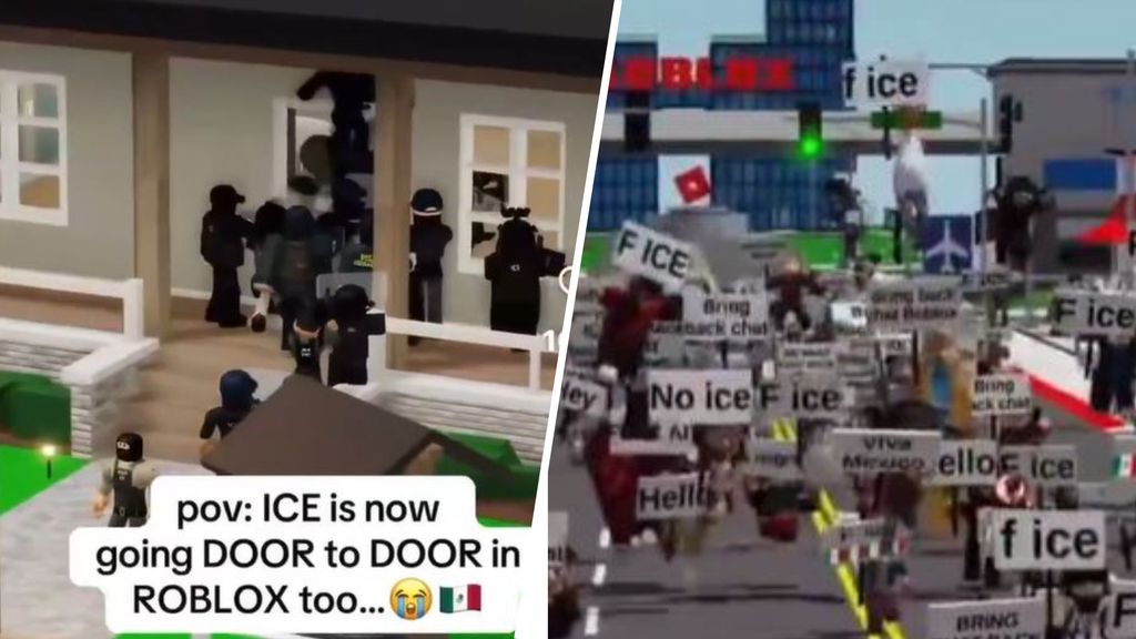 Zorgen om kinderen die agenten van ICE nadoen in Roblox
