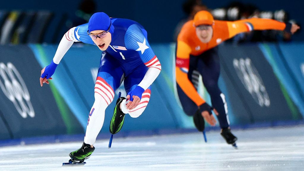 Jordan wie? Gouden schaatsfenomeen Stolz is in de VS nog niet zo groot